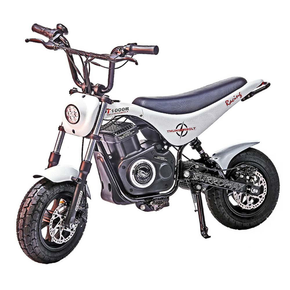 Burromax Electric Mini bike, TT1000R – White Carbon Fiber – Bike ...